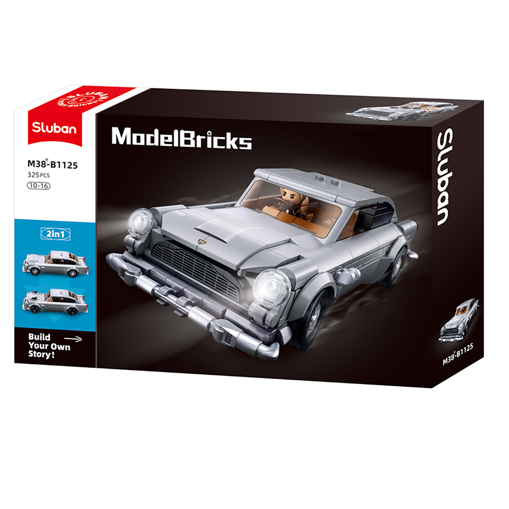 Model Bricks Secret Agent Spy Car Building Brick Kit 325 pcs – Texas ...