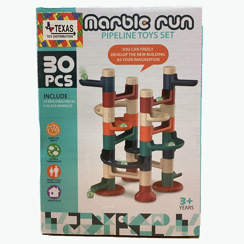 Marble Run 30pc Pipeline Toy Set – Texas Toy Distribution