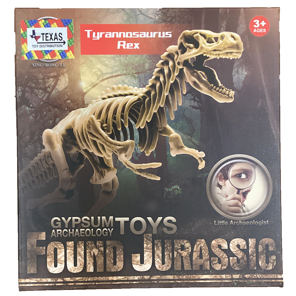 Tyrannosaurus Rex Dinosaur Dig Kit T-Rex Skeleton Toy Set – Texas Toy ...