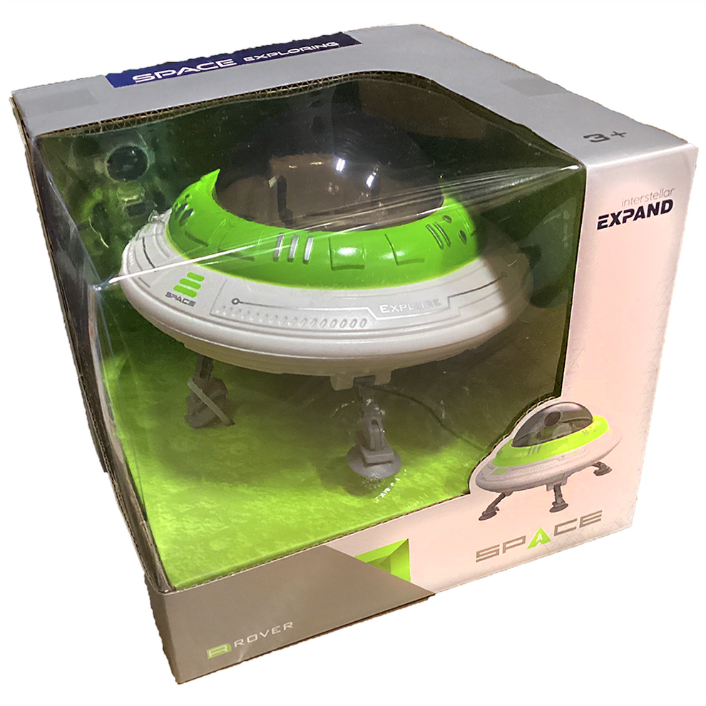 Space UFO Model in Window Box with Astronaut Figure – Texas Toy ...
