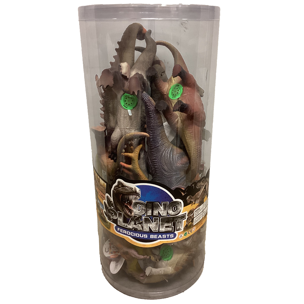 Vinyl Dinosaur Models, x12 Assorted with Sound Effect Button – Texas ...