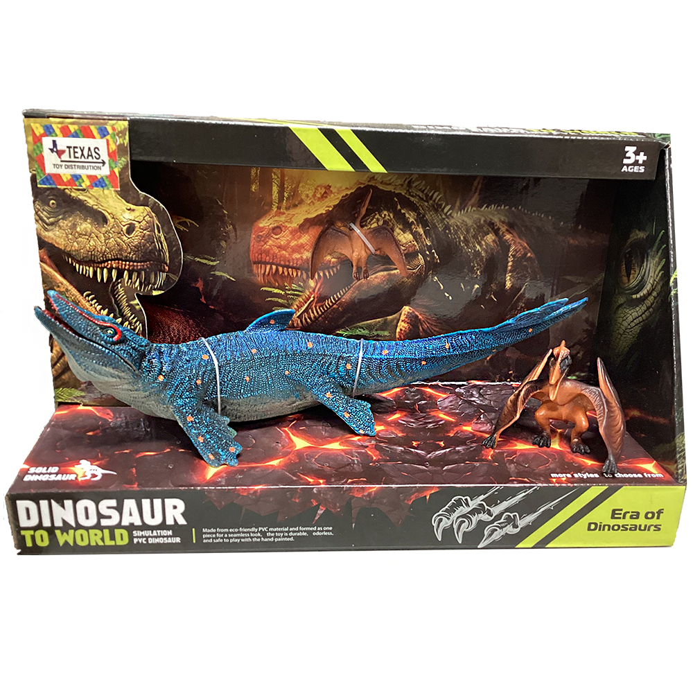 Aquatic Dinosaur Figurine and Pterosaur Figurine, Window Box – Texas ...