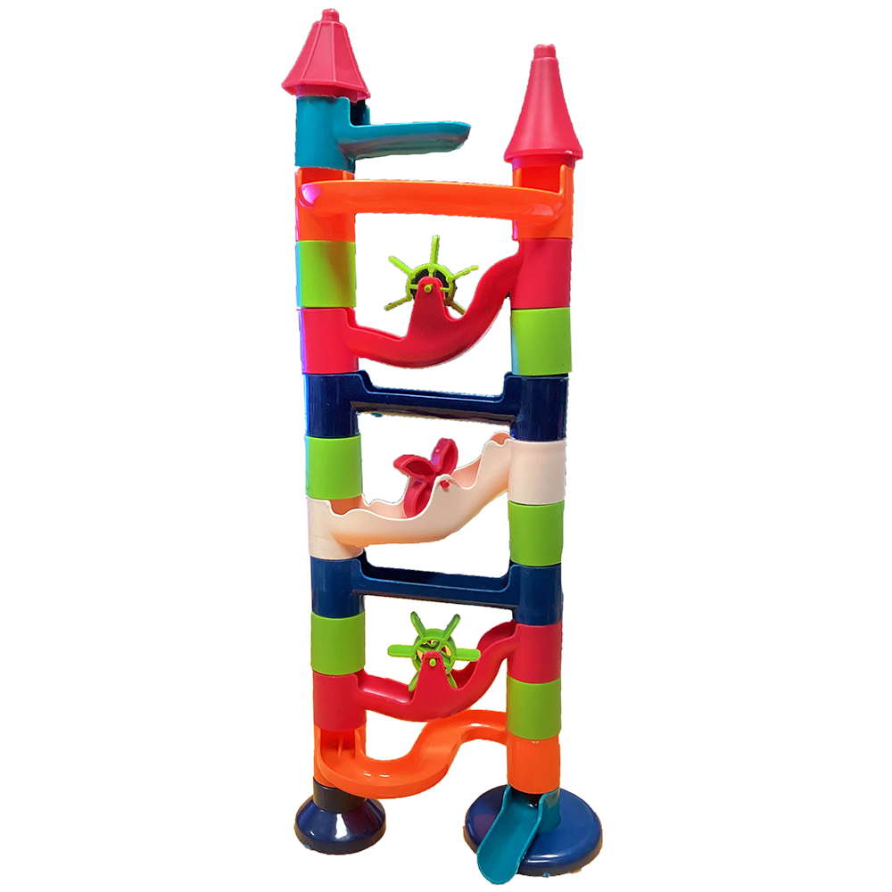 Marble Run 25pc Pipeline Toy Set in Bottle Packaging – Texas Toy ...