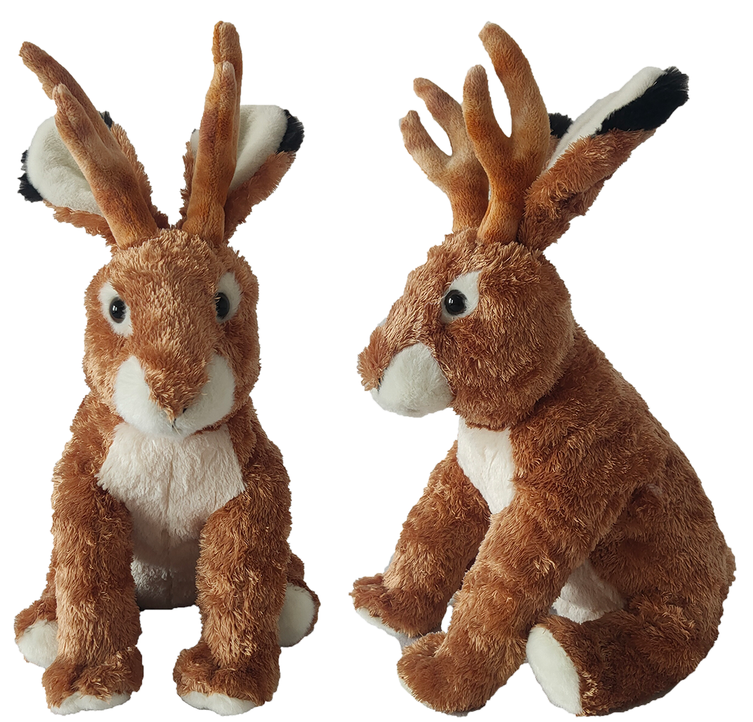 Jackalope 12" Plush Stuffed Animal – Texas Toy Distribution