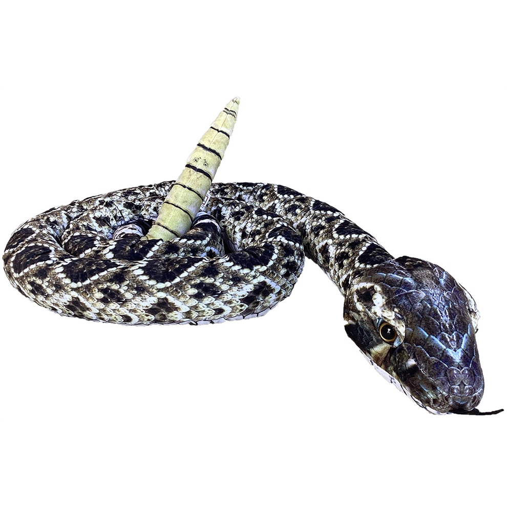 Diamondback Rattlesnake Plush Snake Stuffed Animal – Texas Toy Distribution