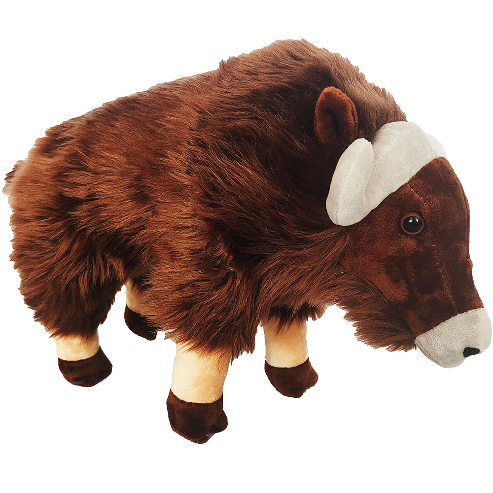 Musk Ox Plush 12" Stuffed Animal – Texas Toy Distribution