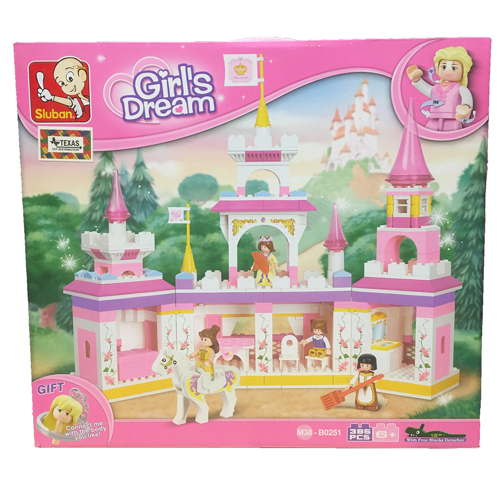 Girl's Dream Building Brick Series and Girl Theme – Texas Toy Distribution