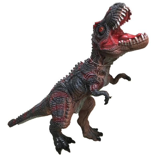 Tyrannosaurus Rex T-Rex 23" Vinyl Dinosaur Figurine with Sound Effects ...