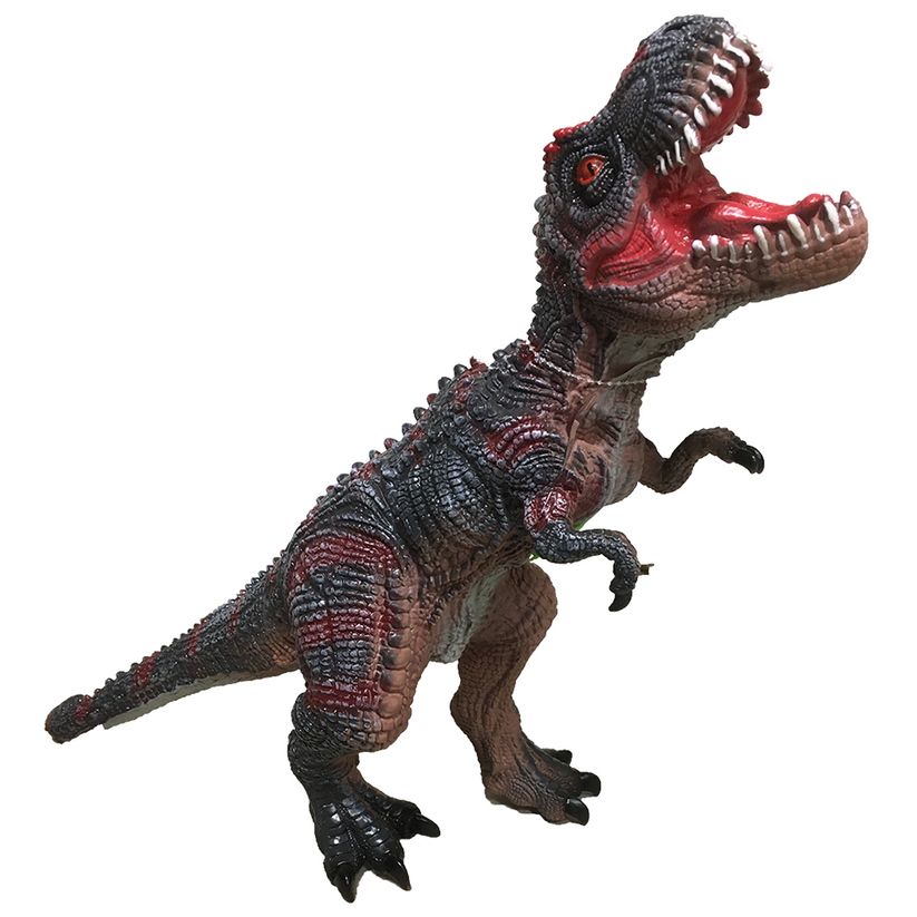 Tyrannosaurus Rex T-Rex 23" Vinyl Dinosaur Figurine with Sound Effects ...