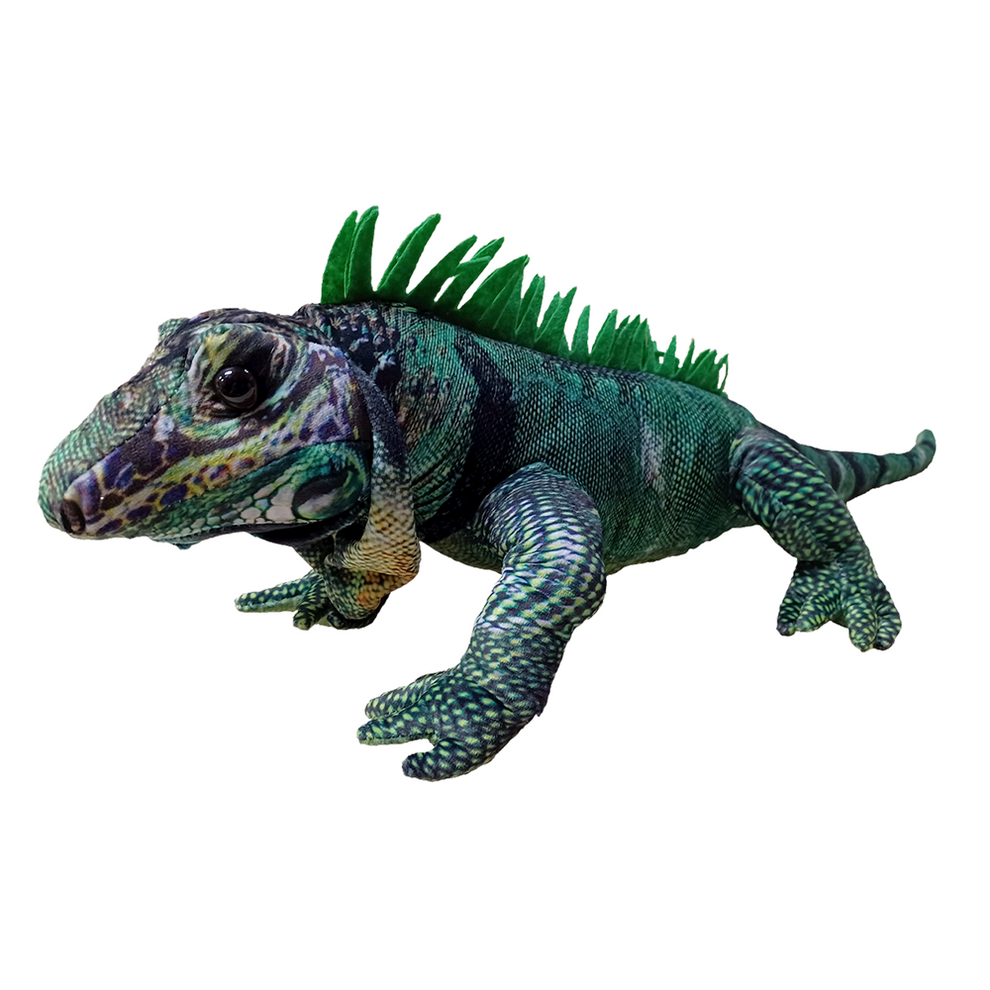 Green Iguana 24.4" Reptile Plush Stuffed Animal – Texas Toy Distribution
