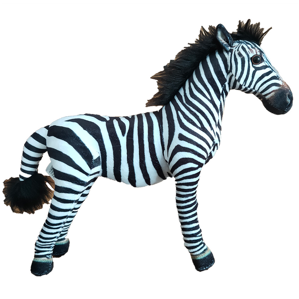 Zebra Plush 12" Stuffed Zoo Animal – Texas Toy Distribution