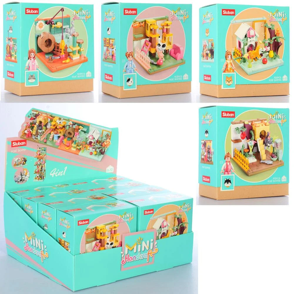 Mini Handicrafts Pet Display Building Brick Set – Texas Toy Distribution
